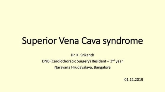 Inferior Vena Cava Disorders | PPT