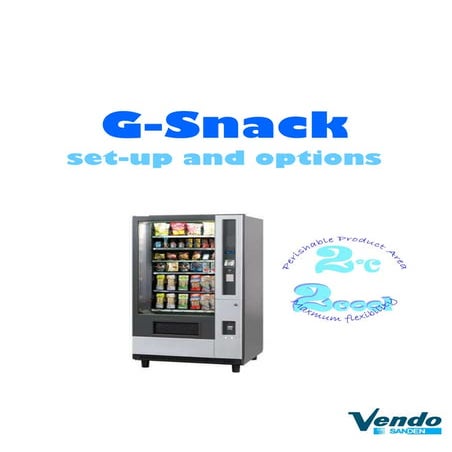 G snack Vendo yiyecek otomatı katalog kahveciniz | PDF