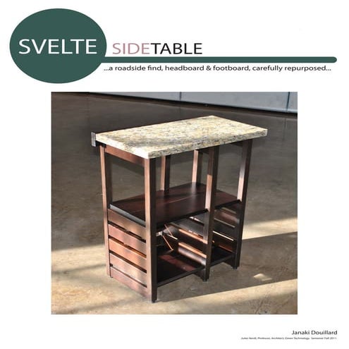 Svelte side table | PDF
