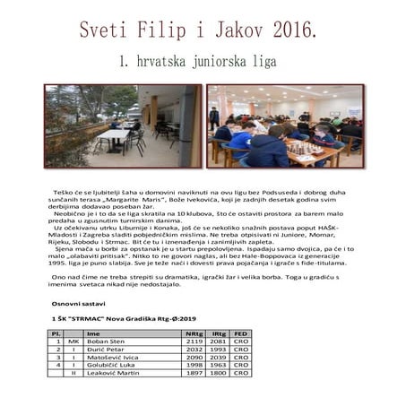 Sveti Filip i Jakov 2016. | PDF