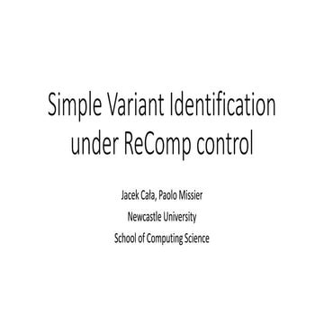 ReComp: optimising the re-execution of analytics pipelines in response ...