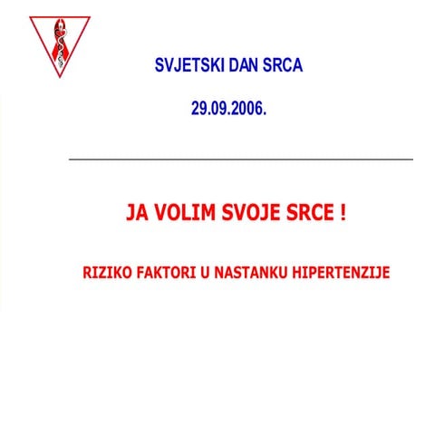 Svjetski Dan Srca 2006. | PPT