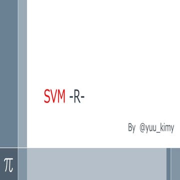 SVM -R- | PPTX