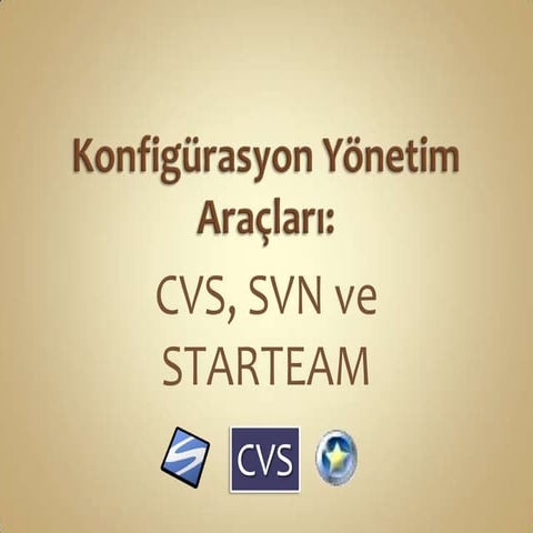 SVN & CVS by Eren SIMSEK | PPTX