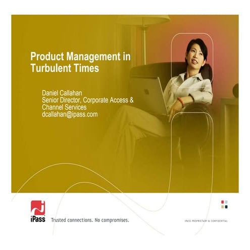 Product Management in Turbulent Times | PPT