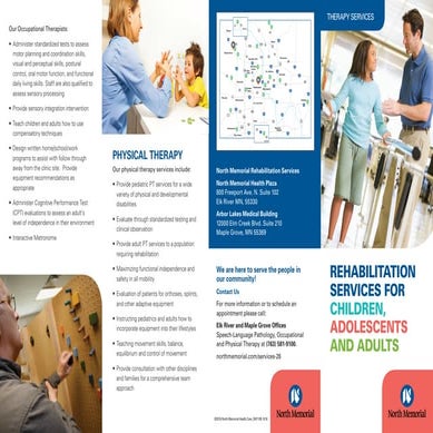 Sw1109 rehab services brochure | PDF