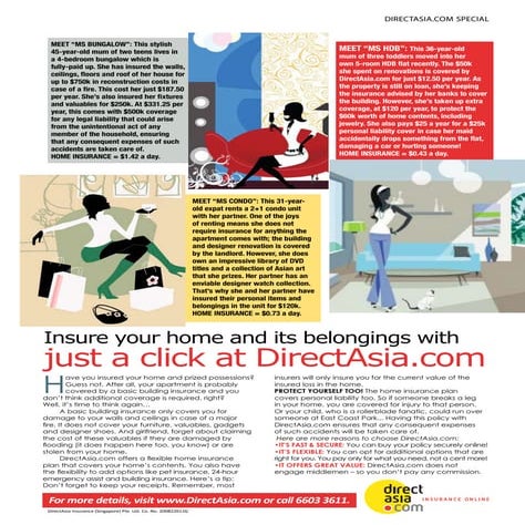 Home Insurance with DirectAsia.com