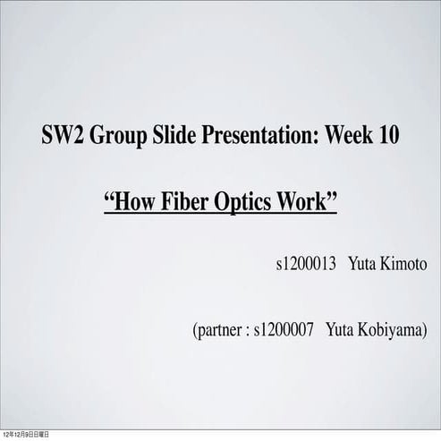 Group Slide Presentation: Week 10 | PDF
