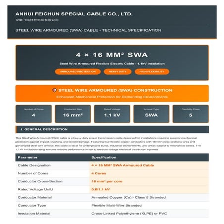 SWA Cable Specification - 4X16MM² 1.1KV.pdf