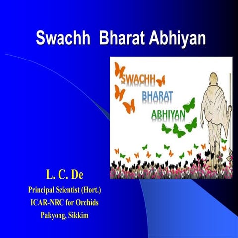 Presentation on swachh bharat abhiyan | PPTX