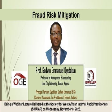 SWAIAP Fraud Risk Mitigation Prof Oyedokun.pptx