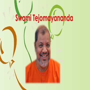 Lifestyle of Swami Tejomayananda swami ji | PPTX