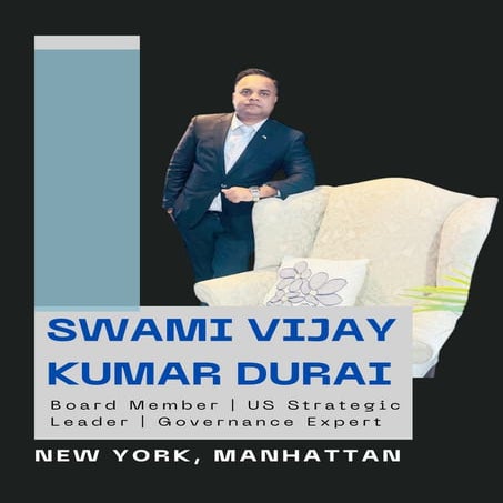 Swami Vijay Kumar Durai Board Member | US Strategic Leader | Governance ...