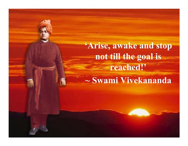Swami Vivekananda Quote Arise Awake