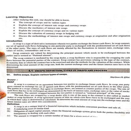 Swaps | PDF