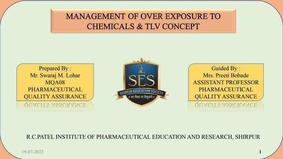 Ehs for pharmaceuticals | PPT