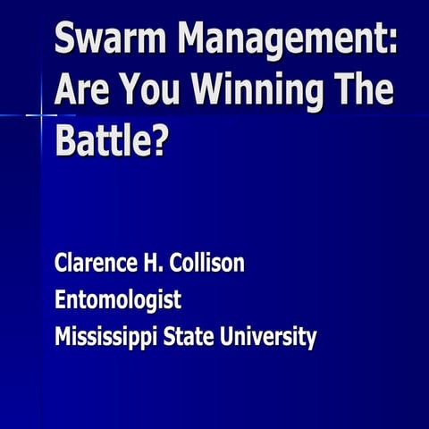 Swarm management | PPT