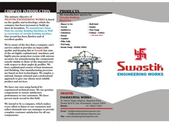 SWASTIK ENGINEERING WORKS | PPT