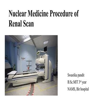 Renal Dynamic Scan - Isotope Scan - DTPA | PPTX