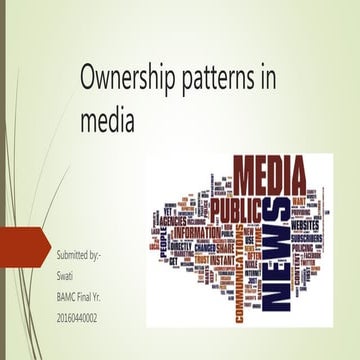 ownership patterns in media | PPTX
