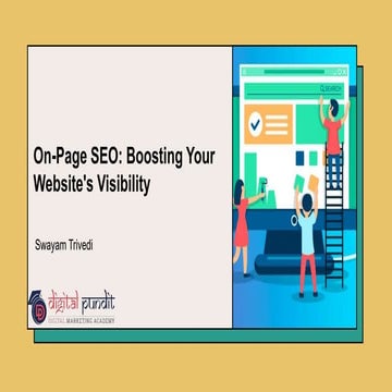 Boost your Rankings with On-Page SEO Tips | PPT