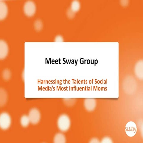 Sway Group Capabilities | PPTX