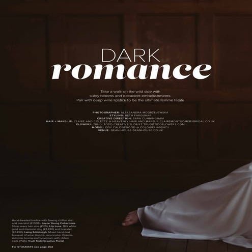 Scottish Wedding Directory Photoshoot Gean House | PDF