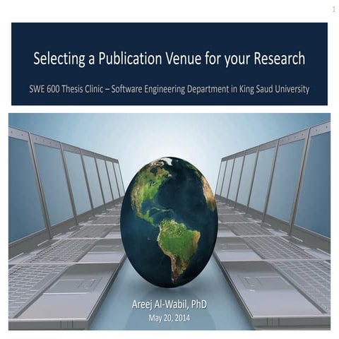 Selecting Publication Venues in Computing Disciplines | PDF | Desktop ...