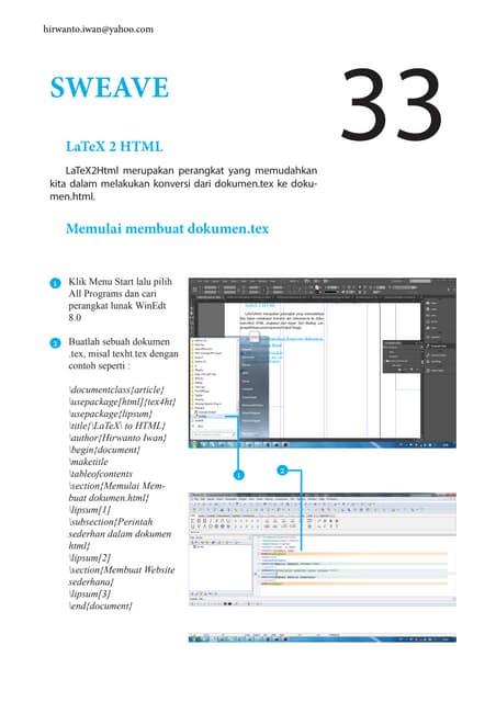 Belajar LaTeX - 0. Mengenal dan Cara Install Editor LaTex.pptx