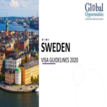 SWEDEN VISA GUIDELINES | PPTX