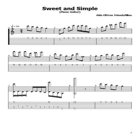 Sweet and simple | PDF