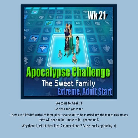 My Sweet Apocalypse, Wk 21 | PPT