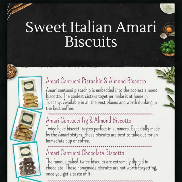Sweet Italian Amari Biscuits | PDF
