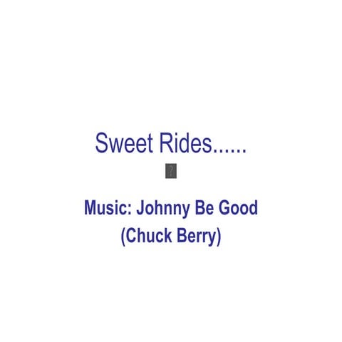 Sweet Rides | PPS