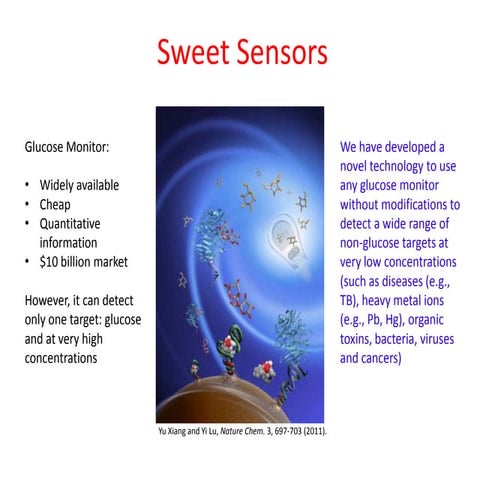 Sweet sensors | PPTX