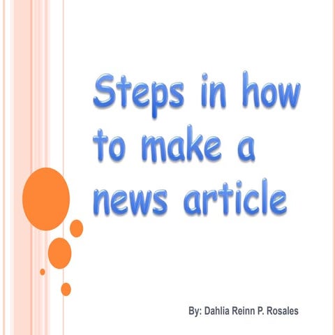 News making (in journalism) | PPT