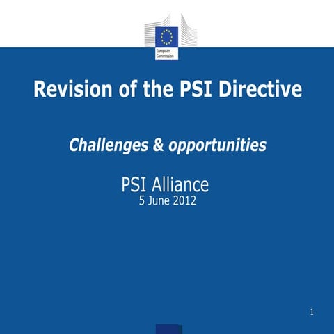 European Commission PSI Directive | PPT