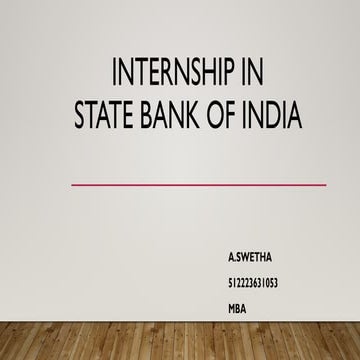 swetha. A pptx.pptx summer traioning mba presentation | PPTX