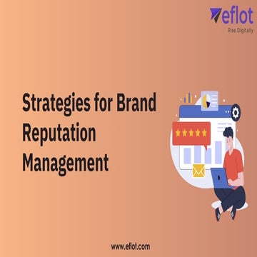 Strategies for Brand Reputation Management| eflot.com. pdf | PPT