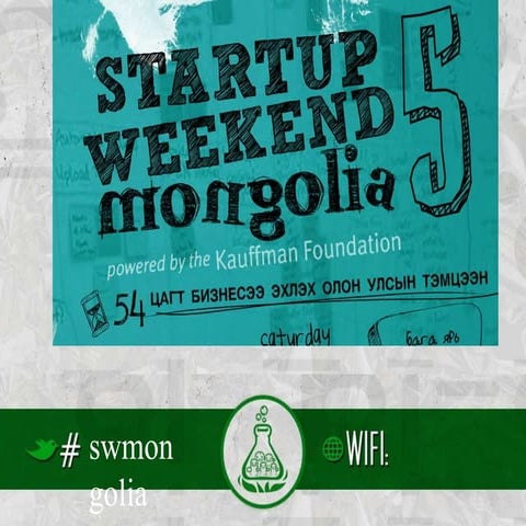 Startup Weekend Mongolia 5 | PPT