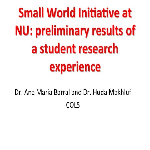 URSCAD poster second draft | PPTX