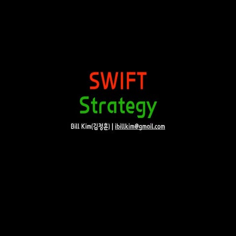[Swift] Strategy | PDF