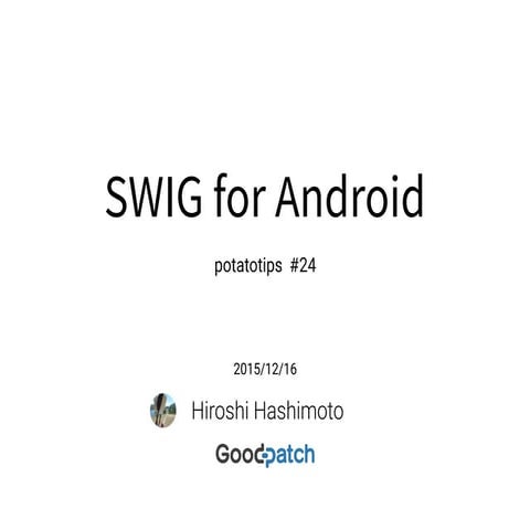 Swig for android | PDF | Programming Languages | Computing