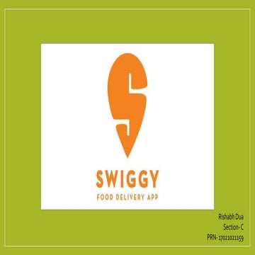 Swiggy campaigns 2019 | PPTX