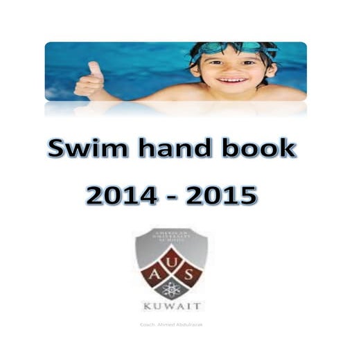 Swim Hand Book | PDF