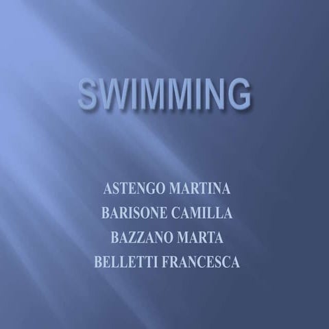 Swimming | PPTX
