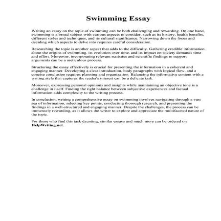 Swimming Essay.pdf