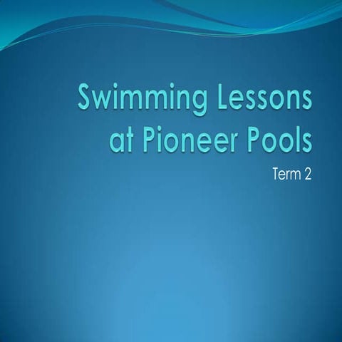 Swimming lessons | PPT