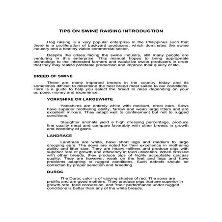 Philippine Native Chicken: The BANABA NATIVE CHICKEN of CALABARZON | DOCX