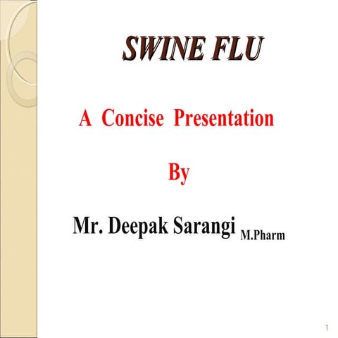 Swine Flu Ppt Ppt